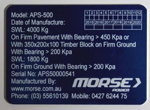 Aluminium Plates - ID Vin Plates - Anodised Aluminium Labels