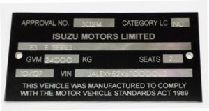 Motor Vehicle Manufacturers | Compliance Plates Australia